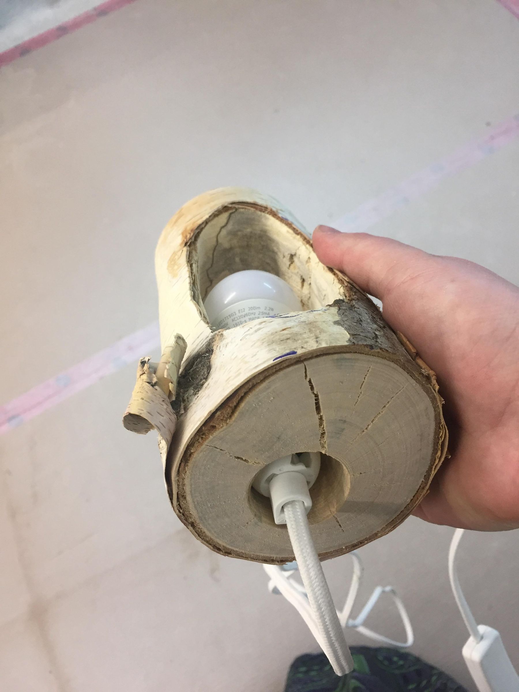 Magical Crystal Log Lamp : 15 Steps (with Pictures) - Instructables