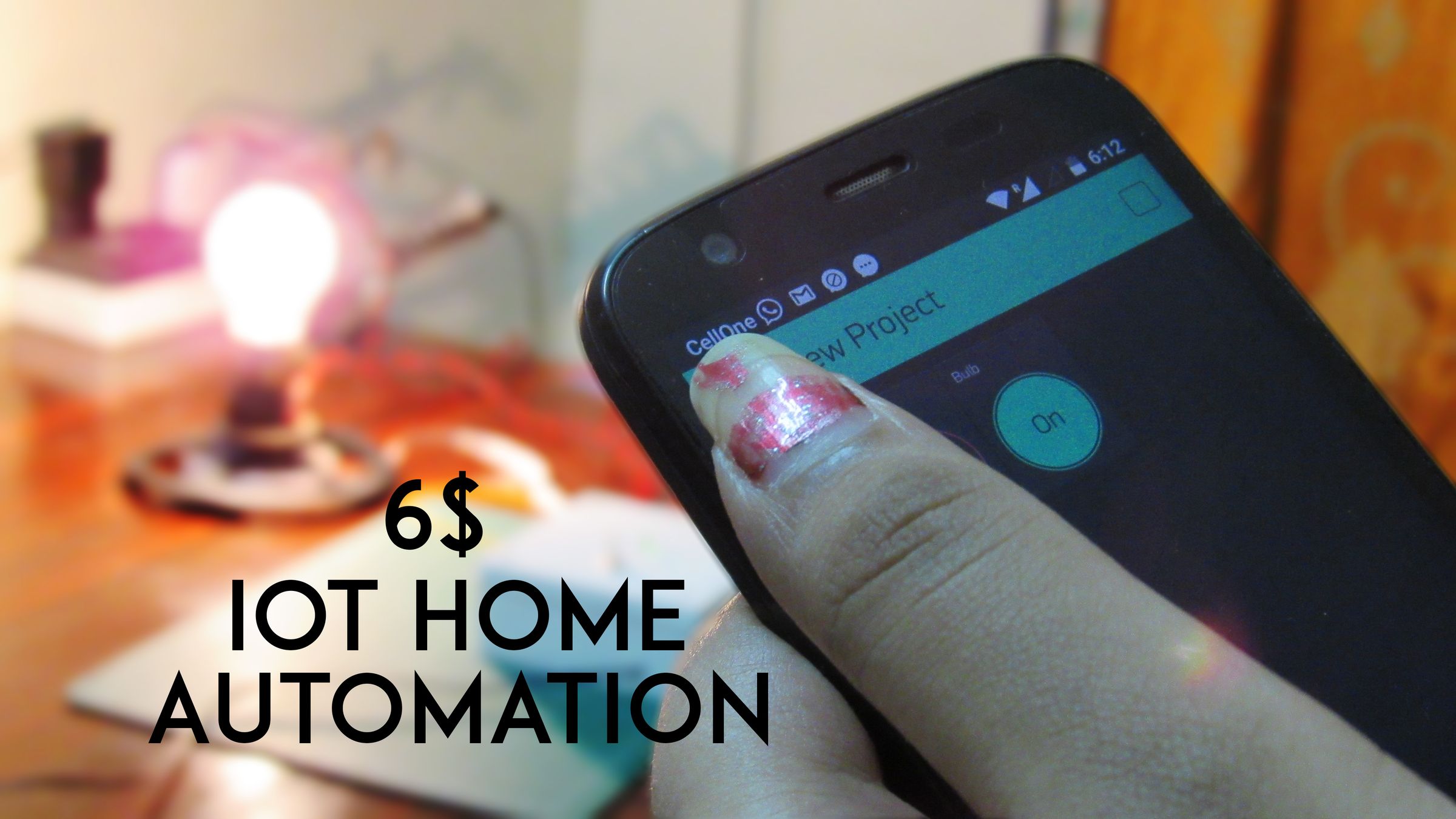 Control Home Appliances With Phone and Internet of Things Under 6 $ : 6 ...