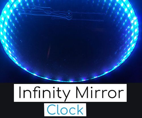 Easy DIY Infinity Mirror Clock : 3 Steps - Instructables