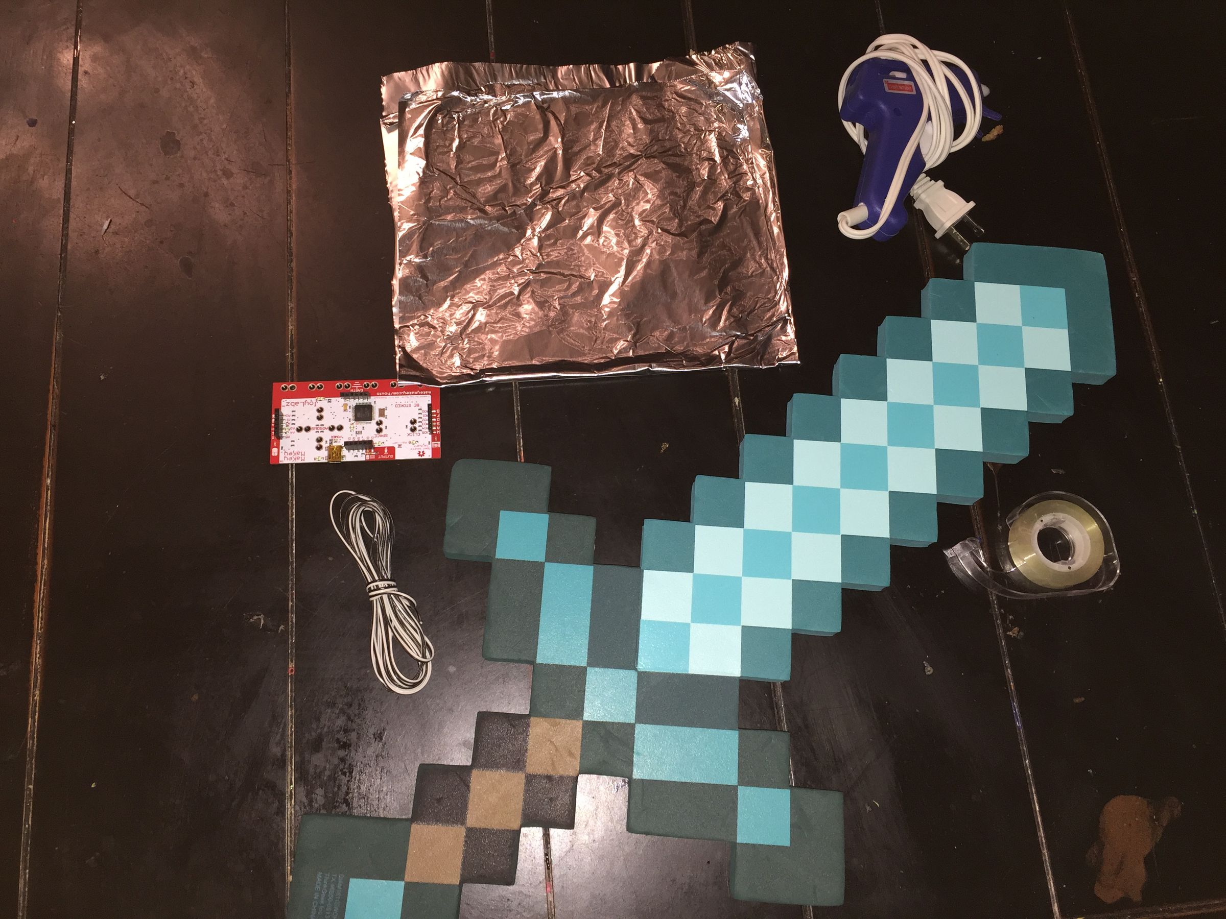 How Do I Make Play Sword Interact With Minecraft With Makey Makey : 6 ...