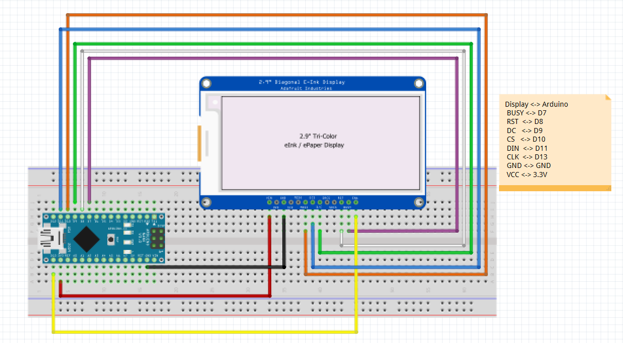 E-Paper Display Partial Refresh With Arduino (with Pictures ...