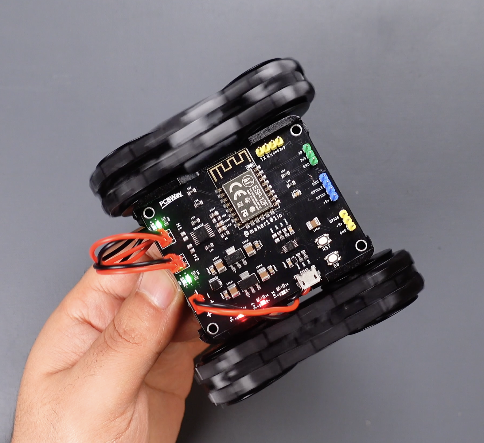 Line Following - Obstacle Avoiding - Drawing Robot (ESP8266 Dual DC ...