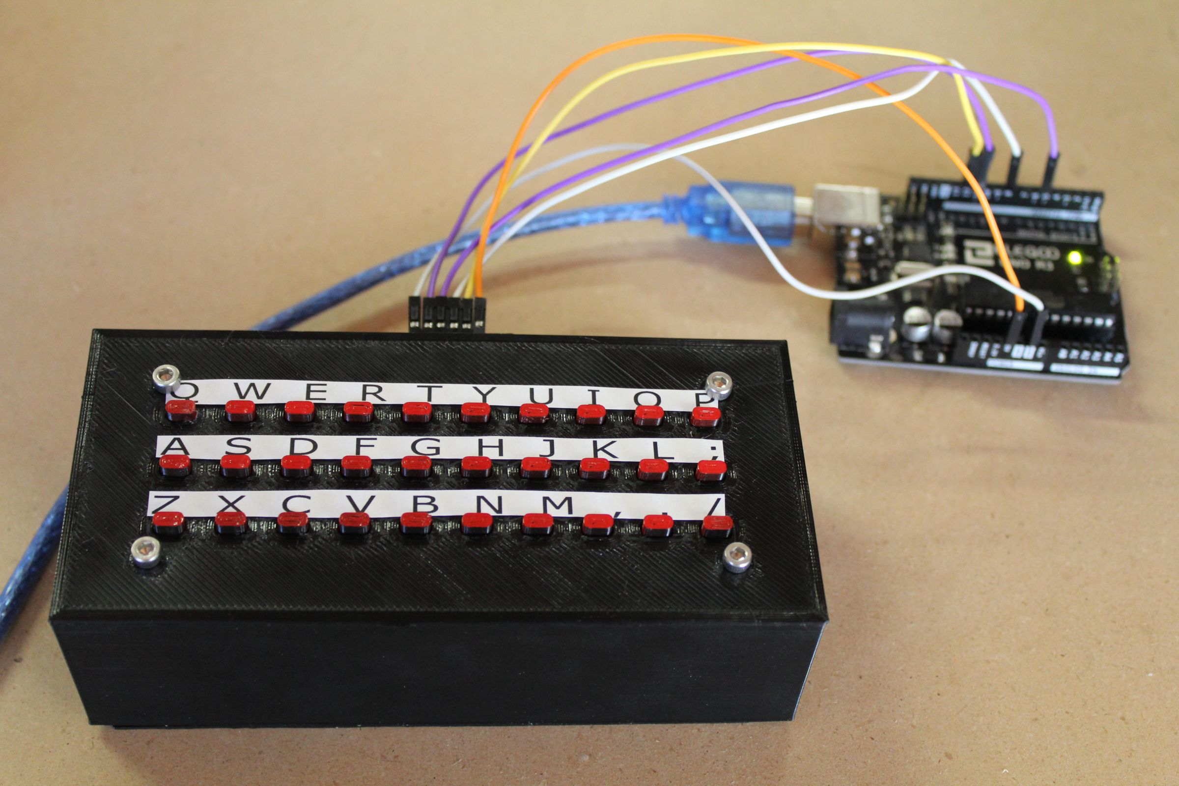 Shift Register Keyboard for Arduino : 8 Steps (with Pictures ...