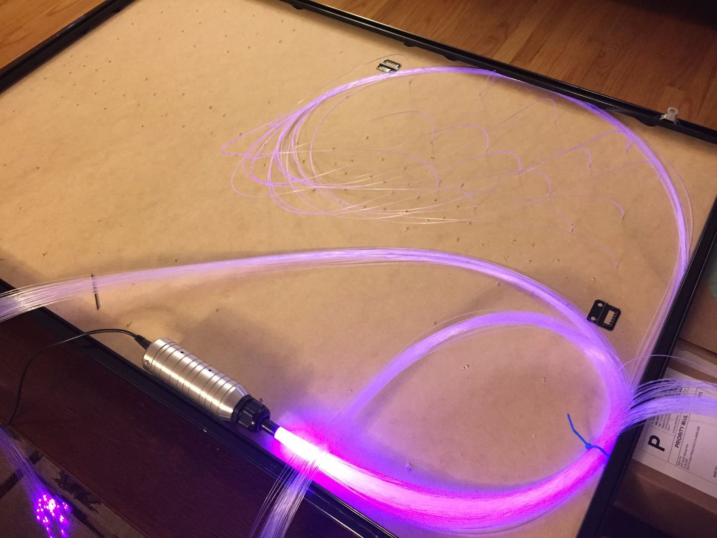Fiber Optic Star Ceiling Panel With Day Time Stars : 14 Steps (with ...
