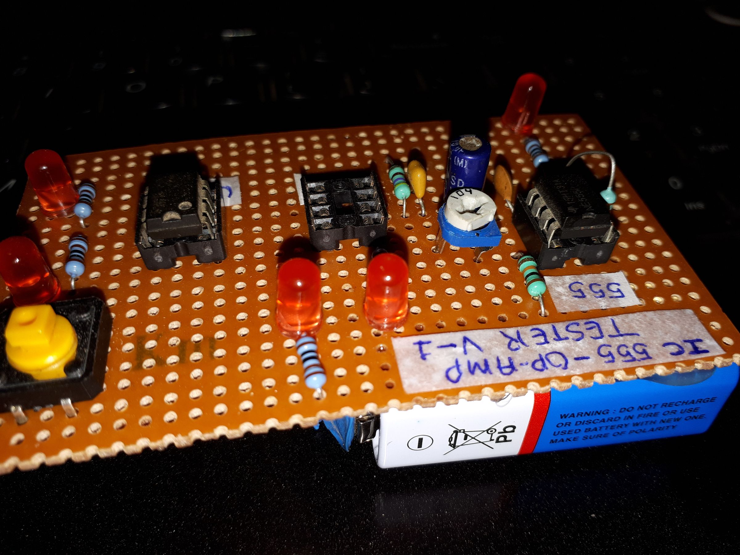 IC Tester ,Op-Amp,555 Timer Tester : 3 Steps - Instructables