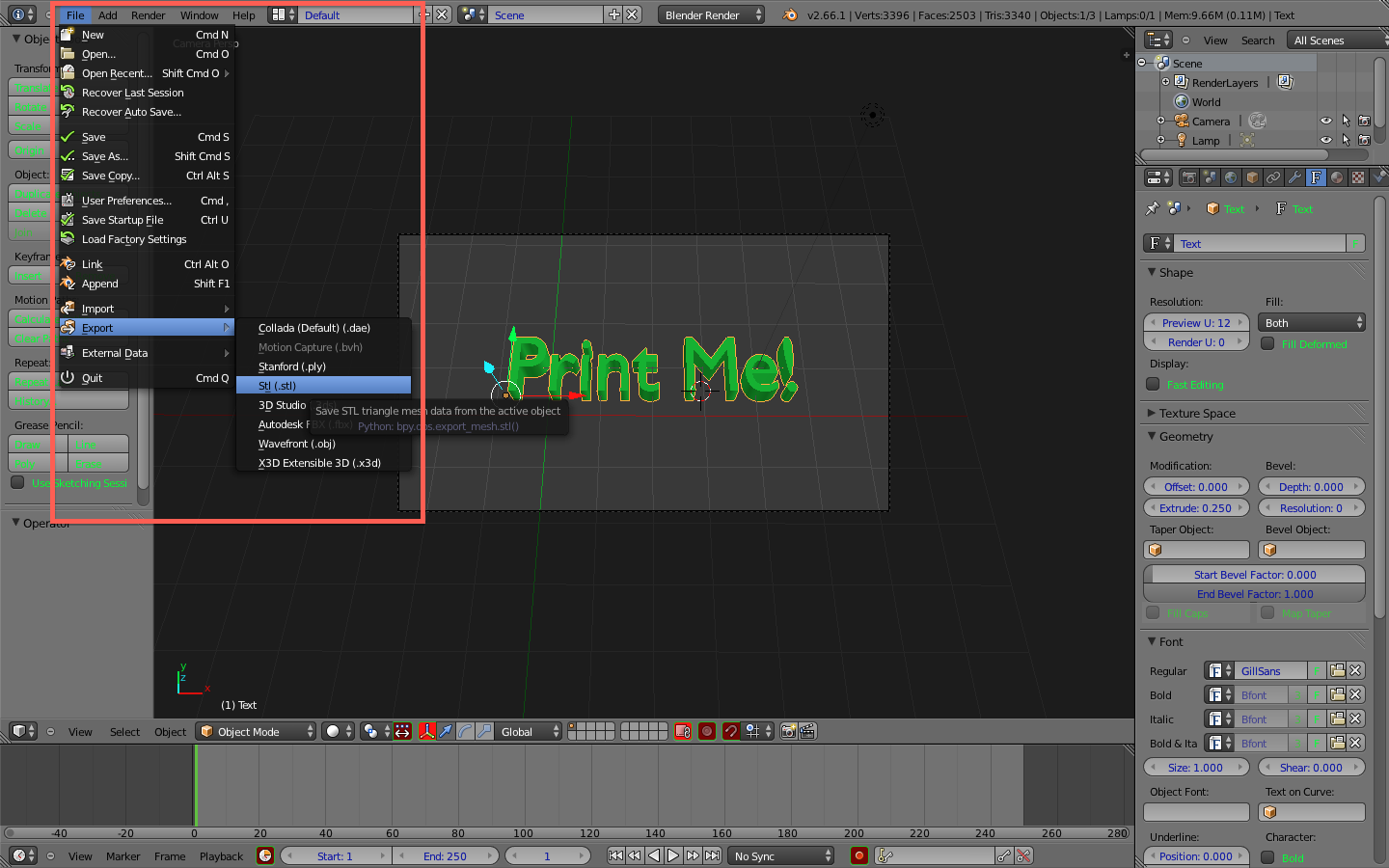 How to 3D Print Text : 9 Steps - Instructables