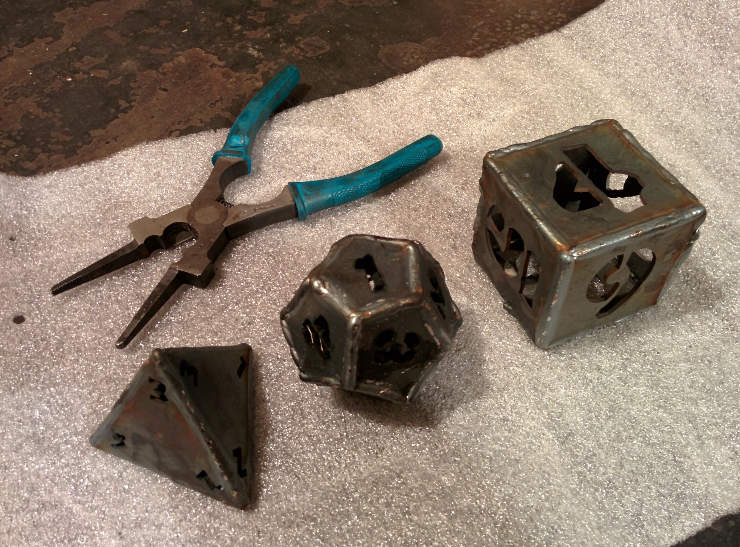 Gaming Dice Made From Folded, Waterjet Cut Steel : 5 Steps (with ...