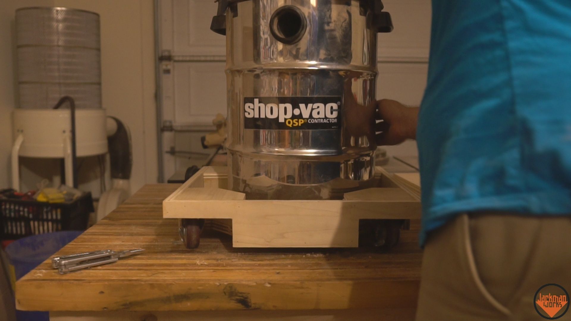 Space Saving Shop-Vac Dust Collector Cart : 11 Steps (with Pictures ...