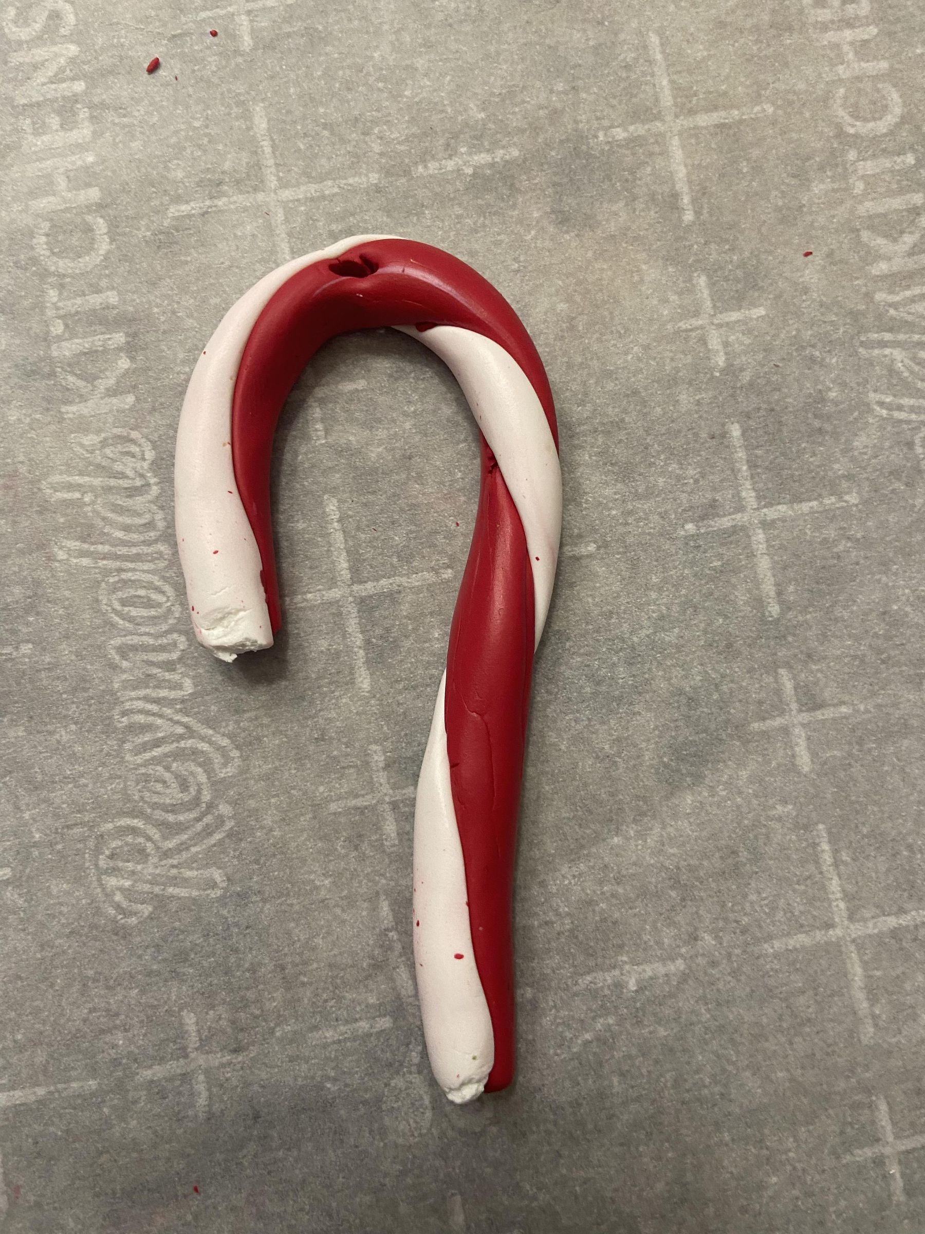Clay Candy Cane Ornament : 4 Steps (with Pictures) - Instructables