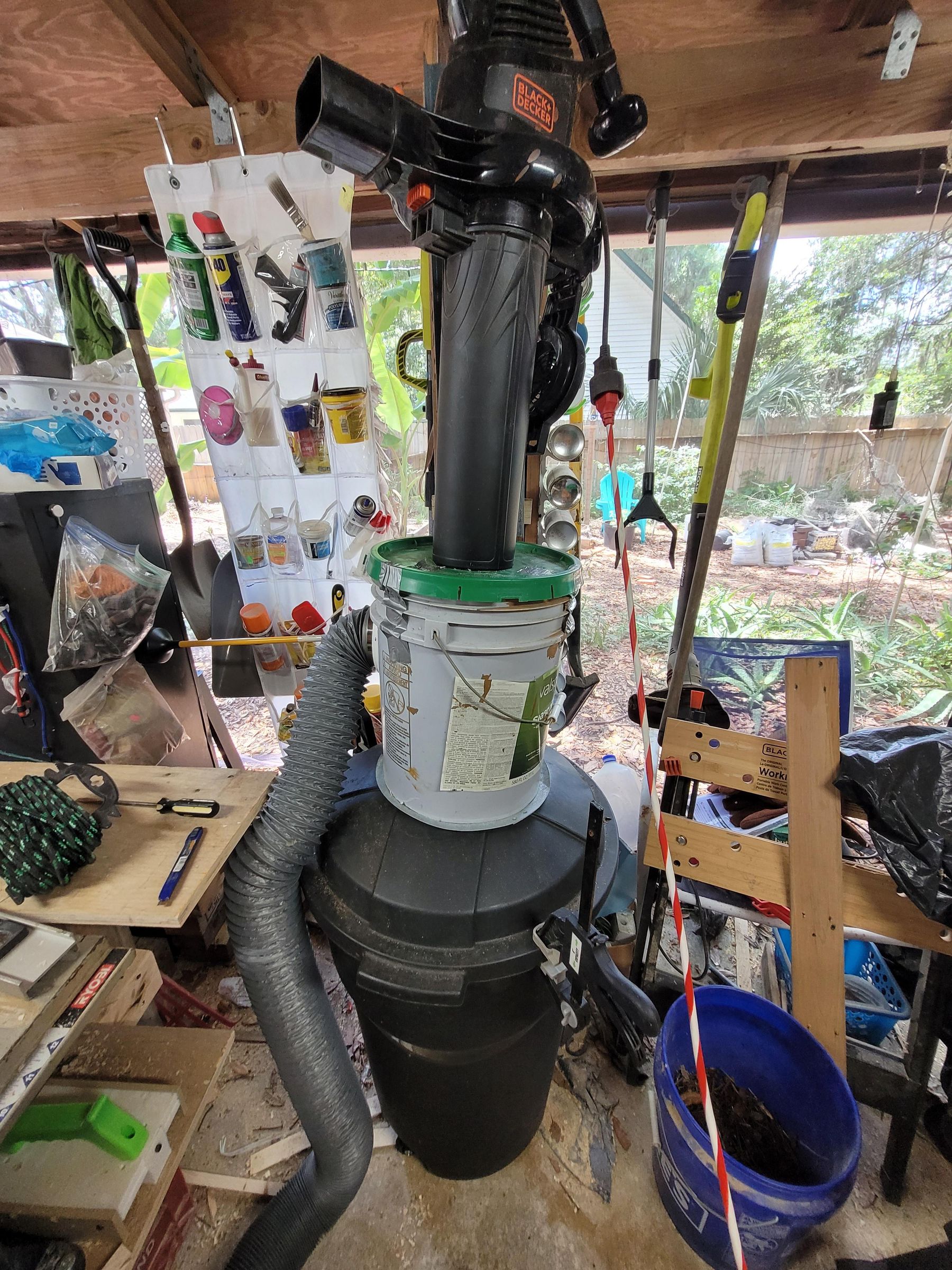 Dust Collector Made From a Leaf Vacuum : 12 Steps (with Pictures ...