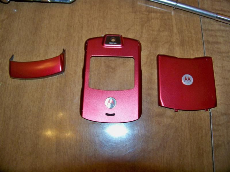 Motorola Razr Flip Phone Red