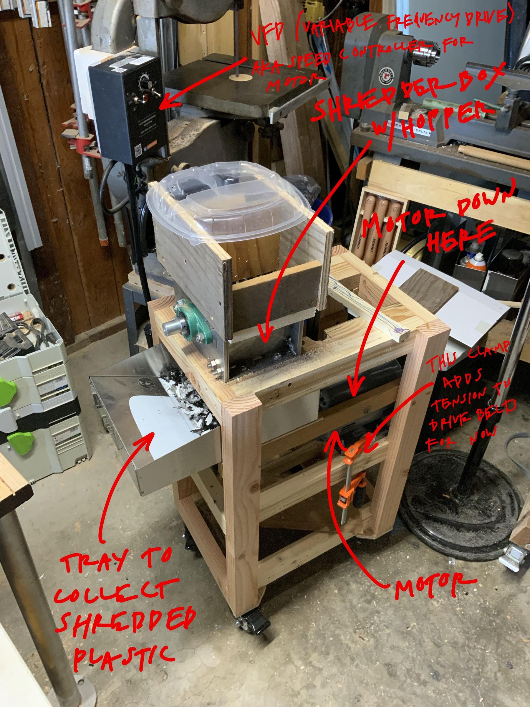 Plastic Shredder Cart : 7 Steps (with Pictures) - Instructables