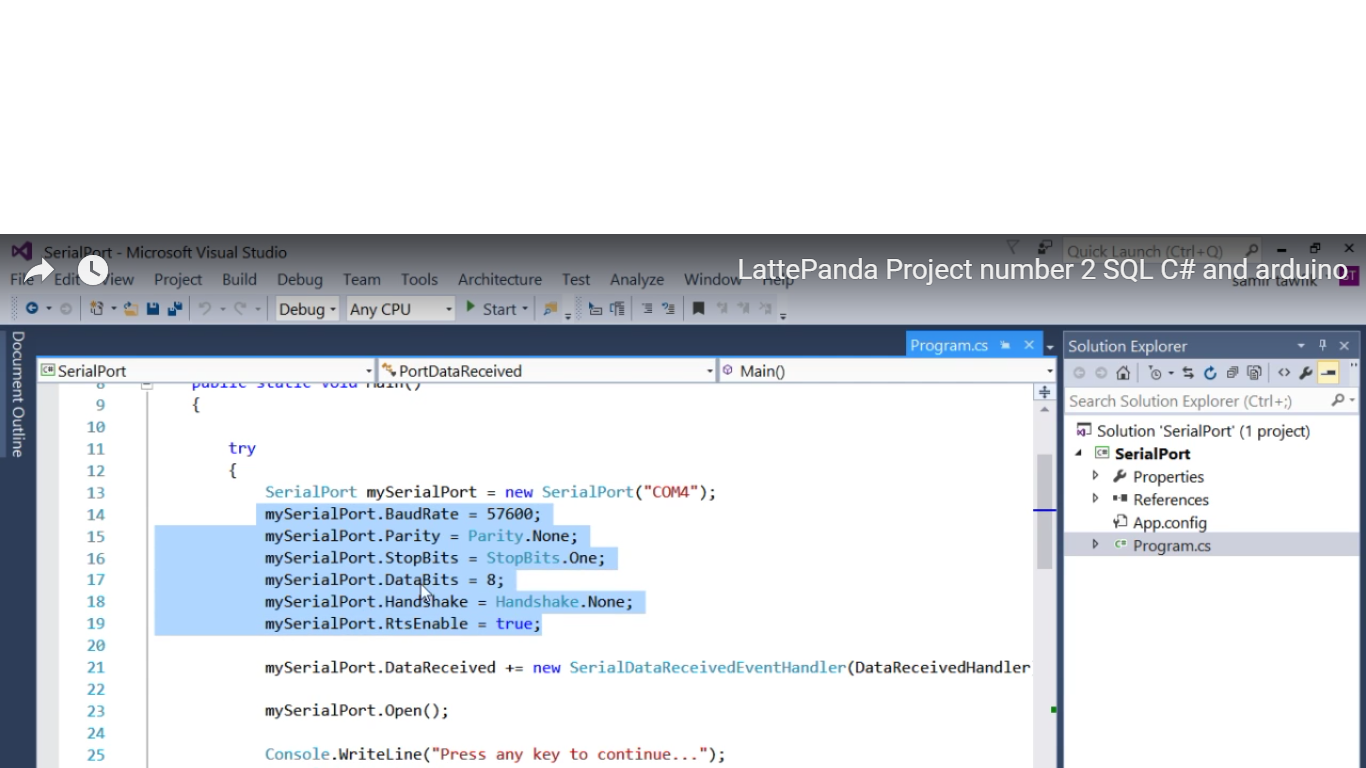 Insert In Sql From Arduino Built In Lattepanda With C App Instructables