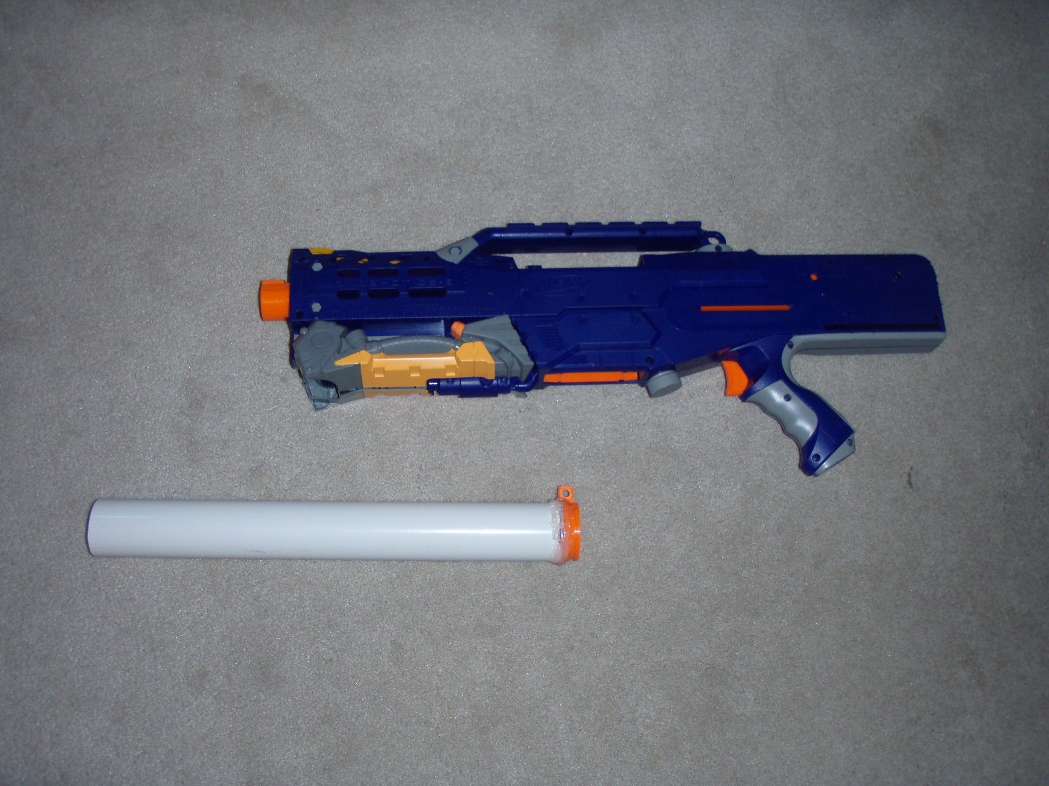 Make a Silencer for Your Nerf Longshot : 8 Steps - Instructables