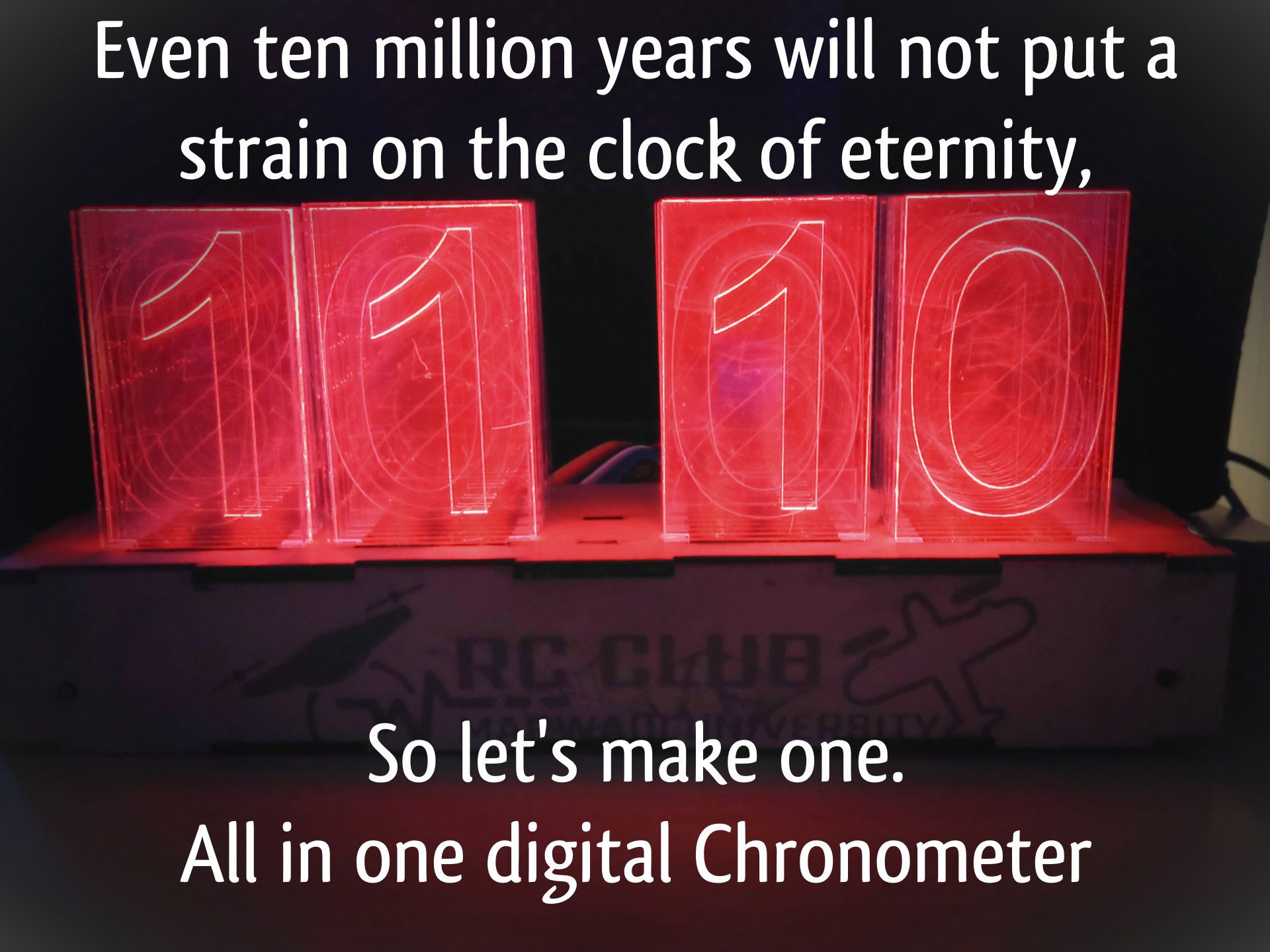 All in One Digital Chronometer ( Clock, Timer, Alarm , Temperature ...