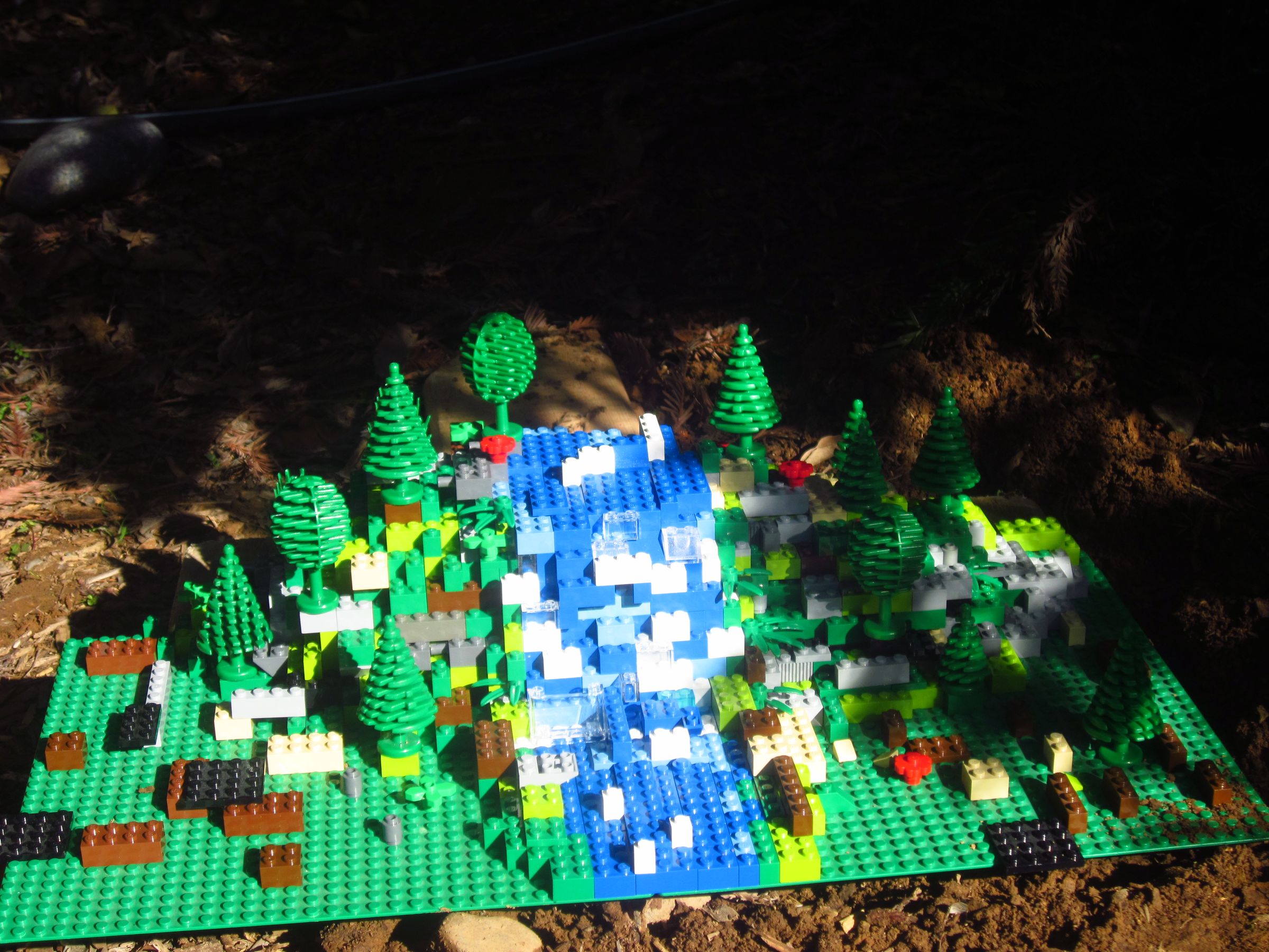 Lego Mountain and Waterfall - Instructables