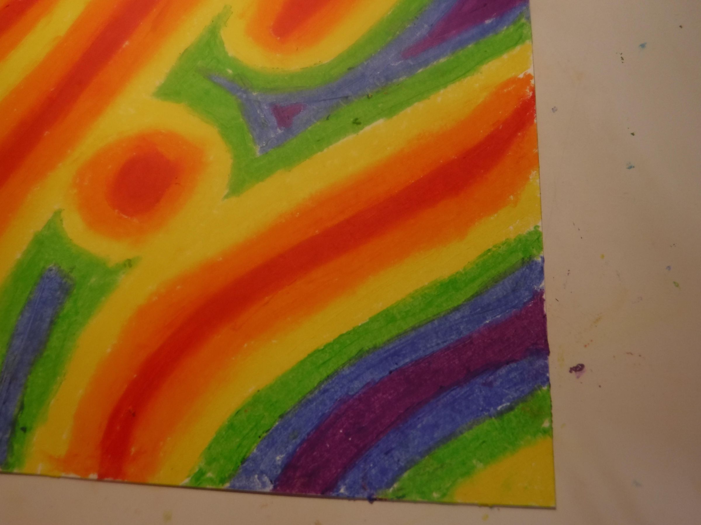 Oil Pastel Rainbow Picture : 9 Steps - Instructables