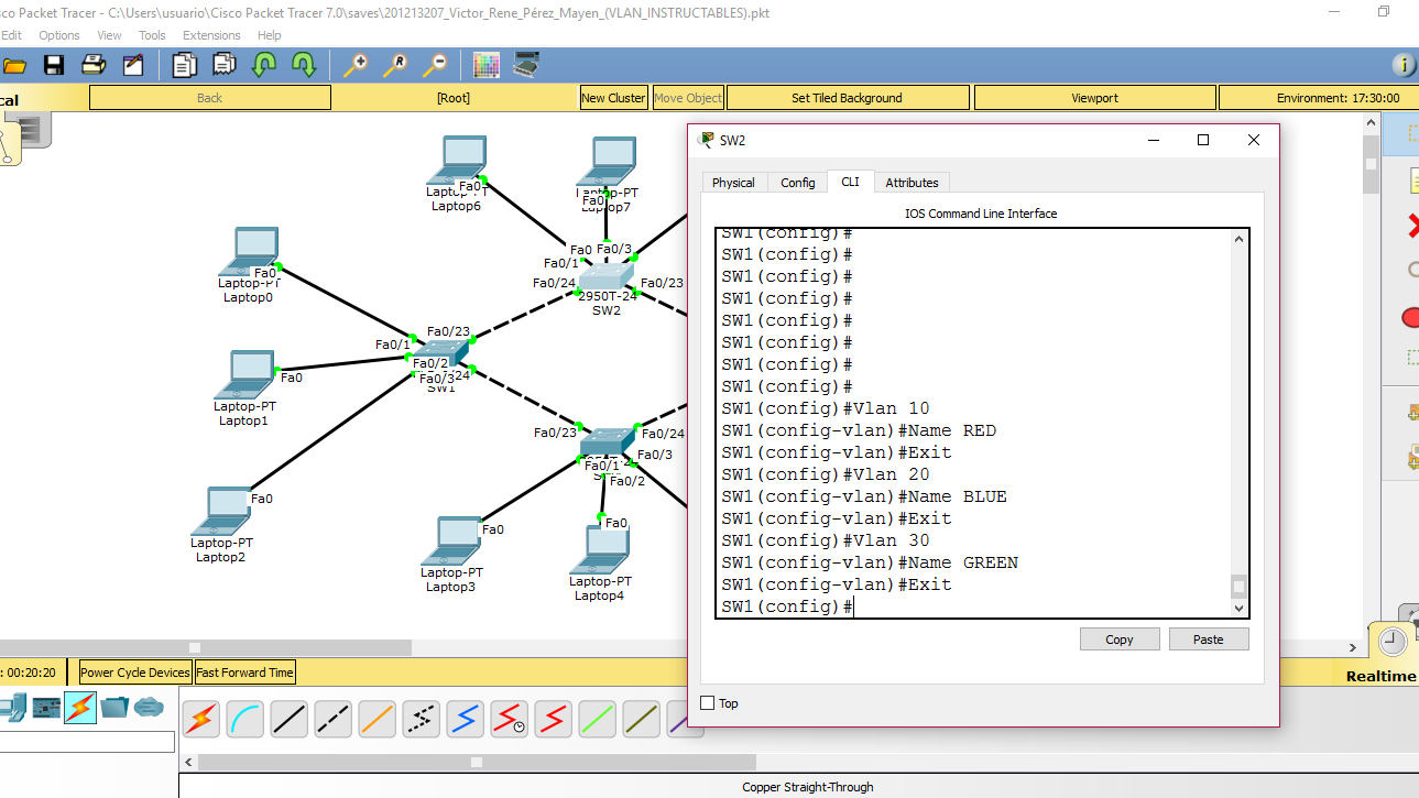 Configure VLAN in Cisco Packet Tracer : 7 Steps - Instructables