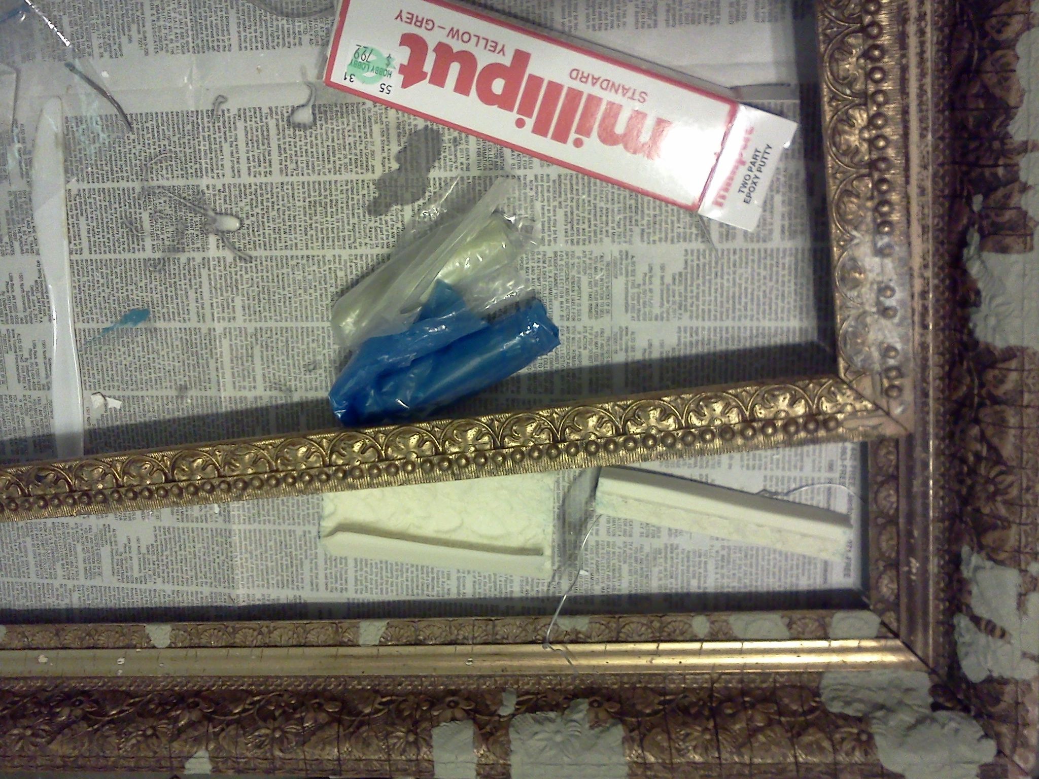 Vintage Plaster and Gold Frame Restored : 9 Steps - Instructables