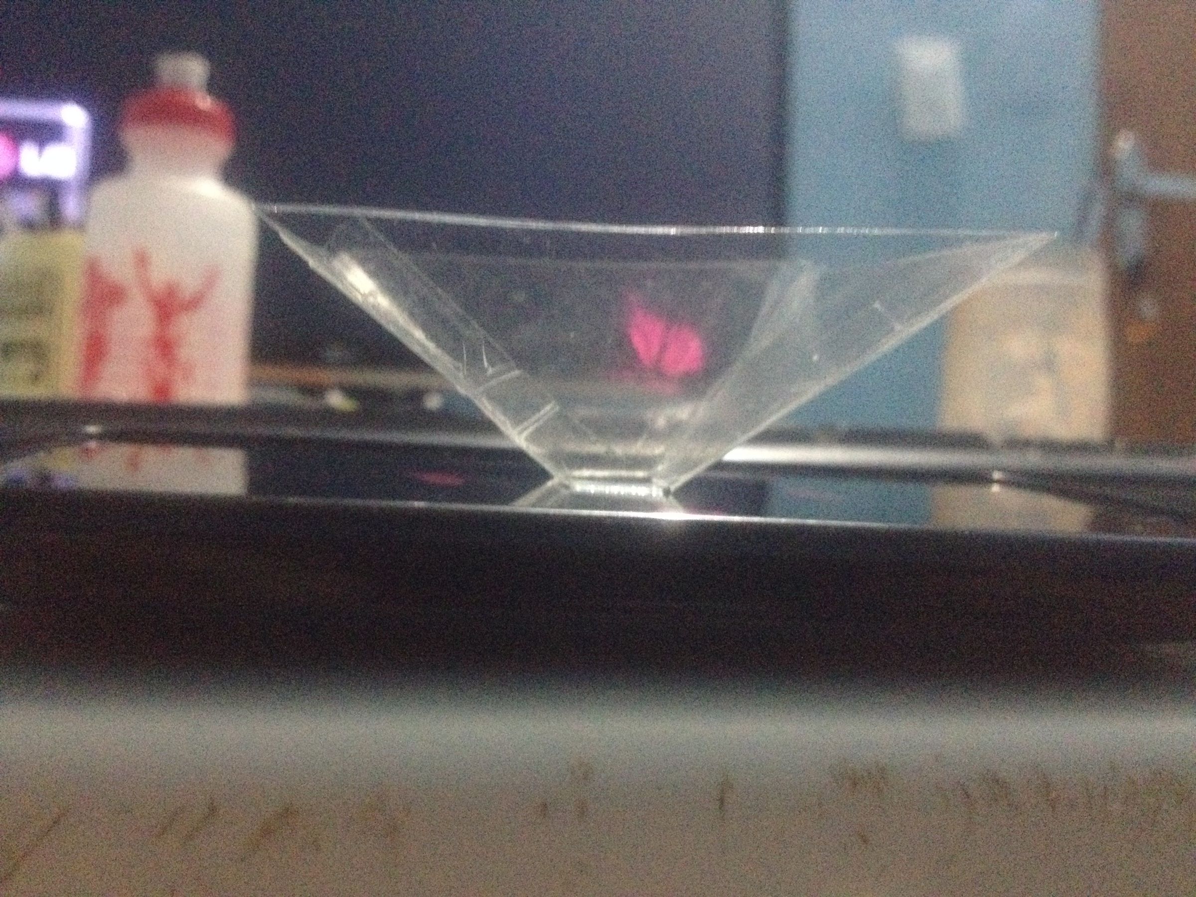 Amazing 3D Projection Pyramid in 10 Min From Clear Plastic Sheet ! : 3 ...