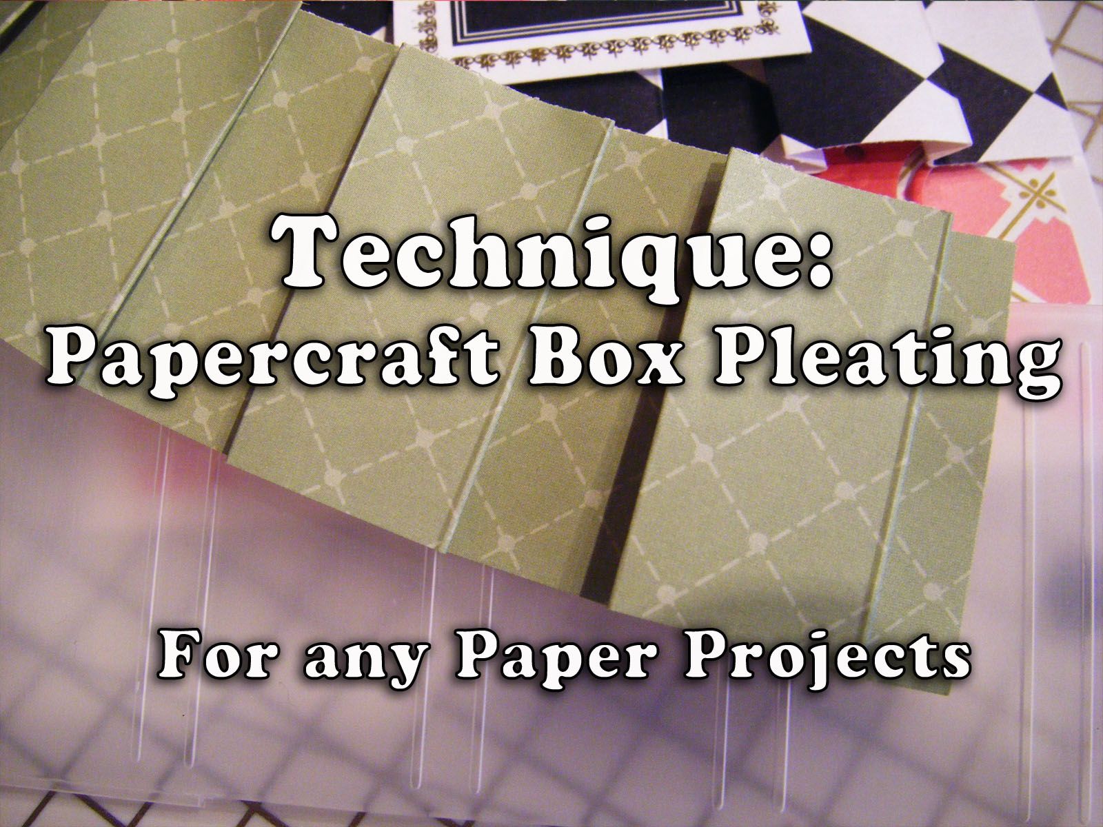 How to Make Papercraft Box Pleating - Instructables