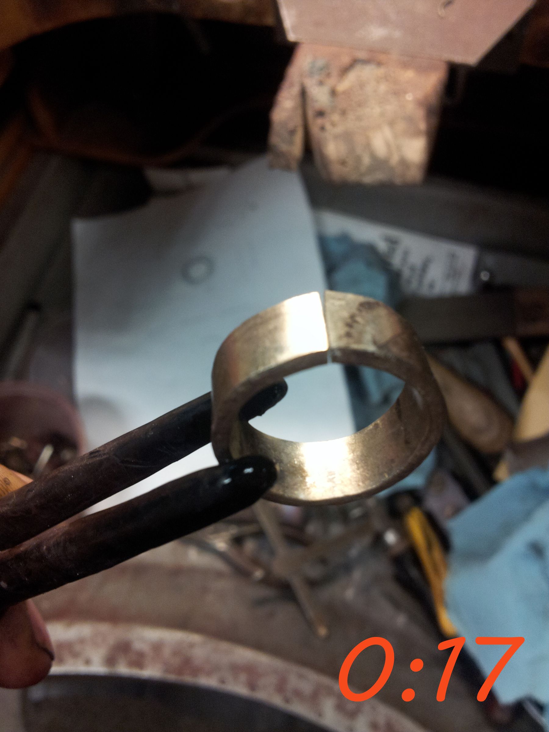 Making a Ring With a Hammered Finish in Less Than an Hour (from Scratch ...
