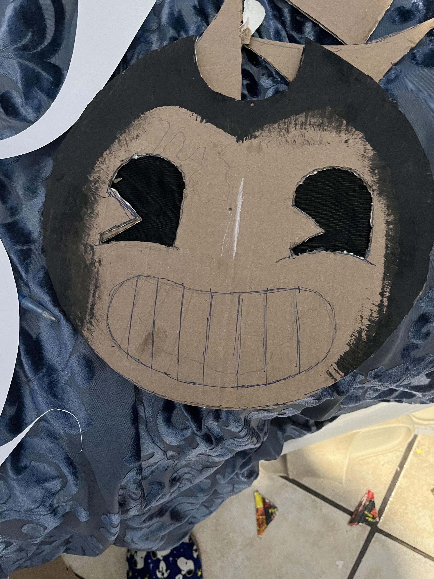 Easy Bendy and the Ink Machine Costume for All Ages. : 10 Steps ...