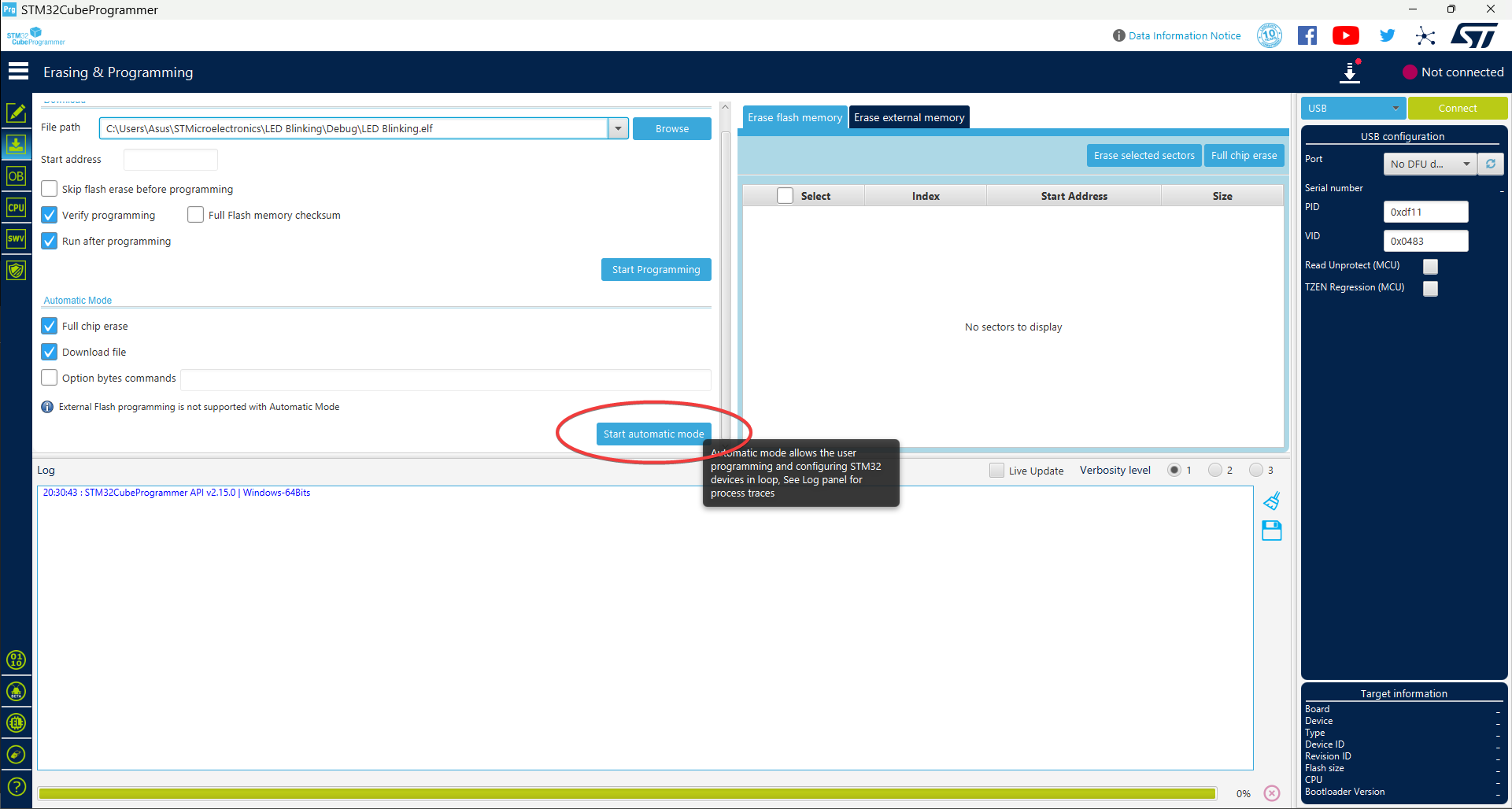 Blinking an External LED Using STM32CubeIDE on STM32 Black Pill : 7 ...