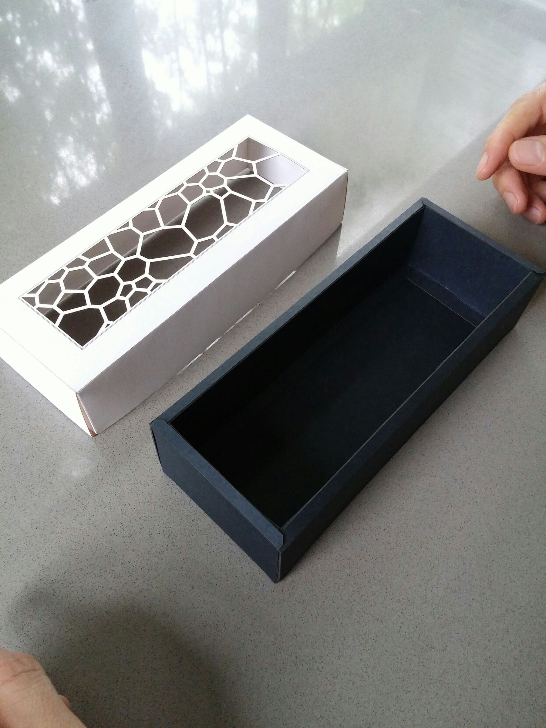 Laser-cut Cardboard Gift Box With Template : 4 Steps (with Pictures ...