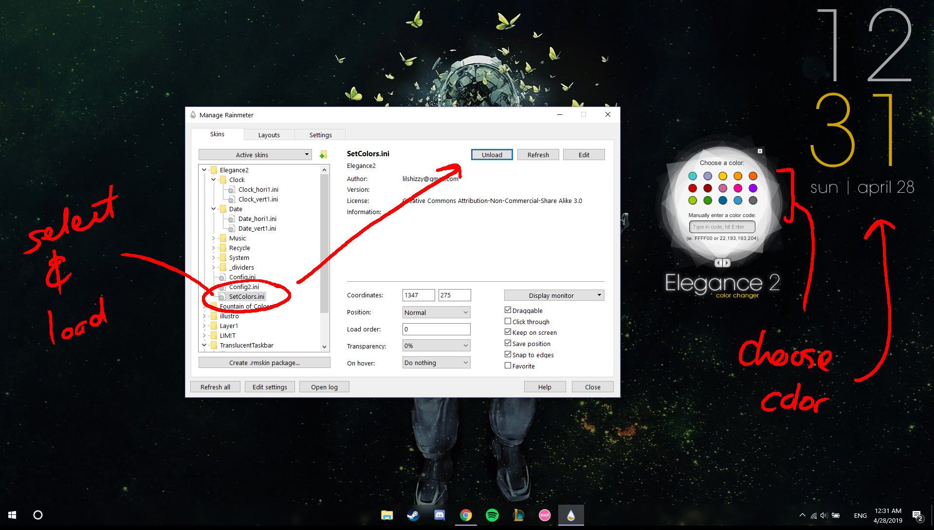 Rainmeter - Setting Up a Minimal Desktop (Win 10) : 30 Steps ...
