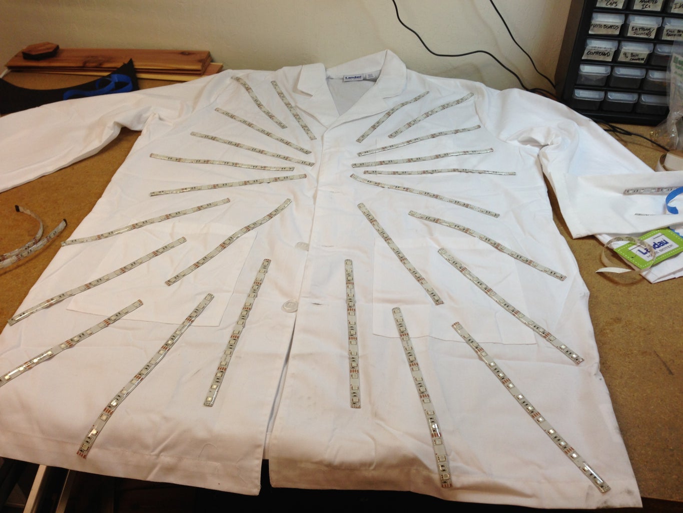 Interactive LED Lab Coat : 11 Steps (with Pictures) - Instructables Interactive LED Lab Coat : 11 Steps (with Pictures) - Instructables