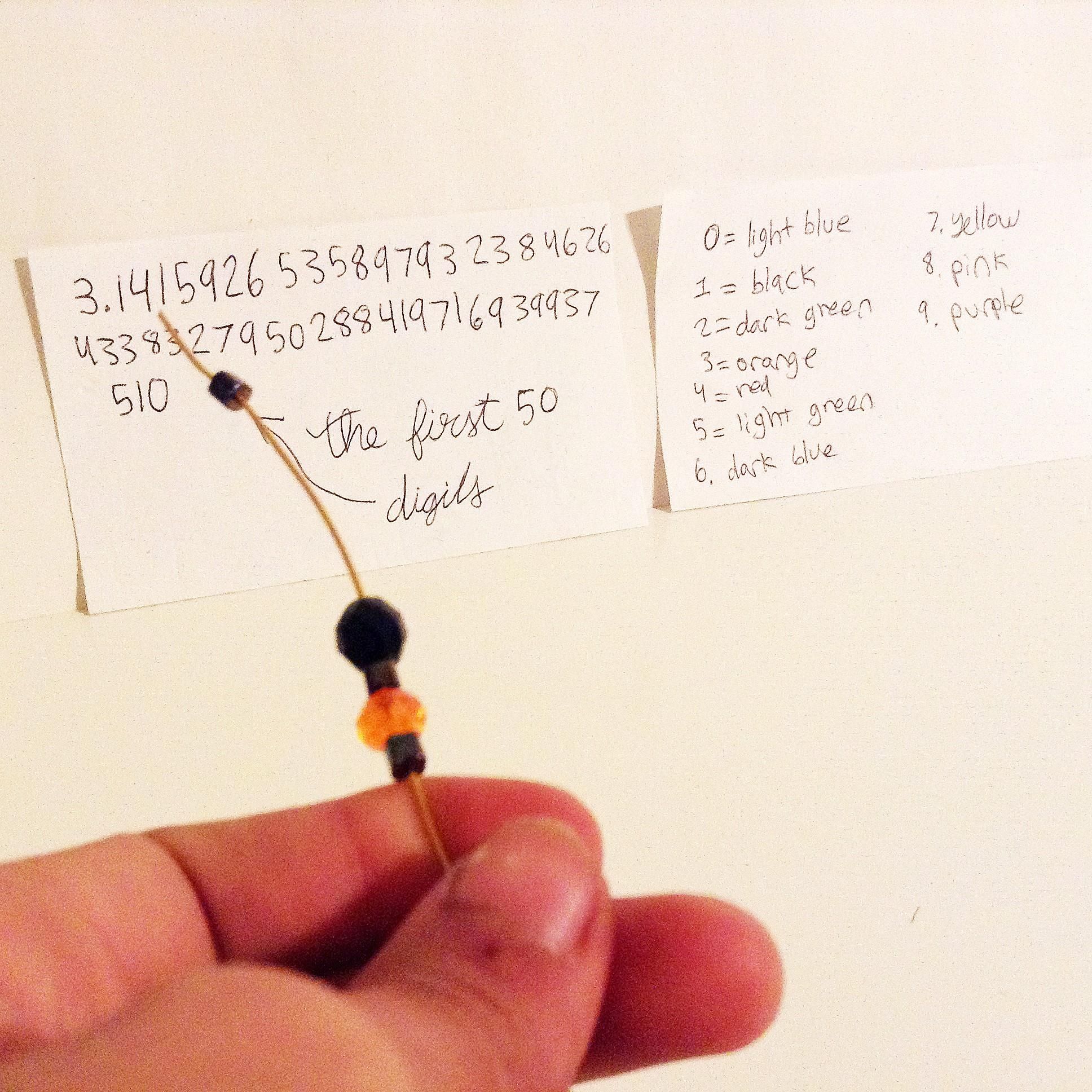 50 Digits of Pi Wrap Bracelet : 6 Steps (with Pictures) - Instructables