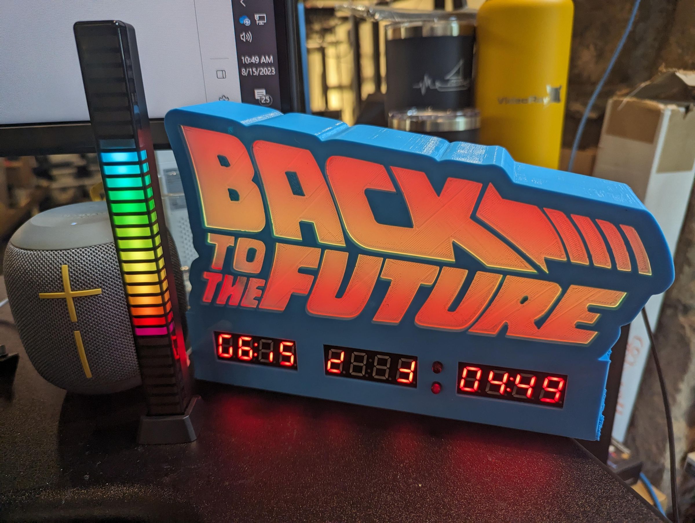 Back to the Future Lamp & Clock : 19 Steps (with Pictures) - Instructables