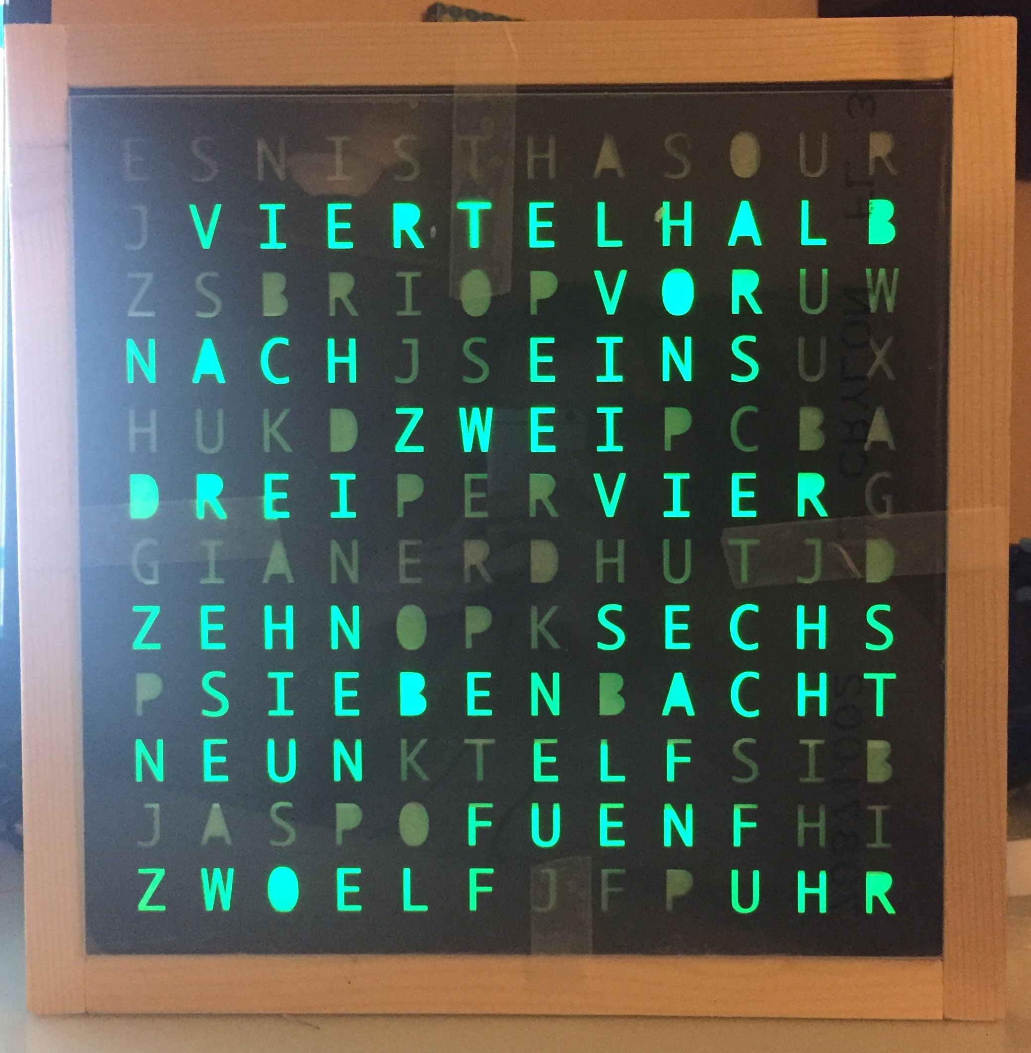 DIY Arduino Wordclock : 7 Steps (with Pictures) - Instructables