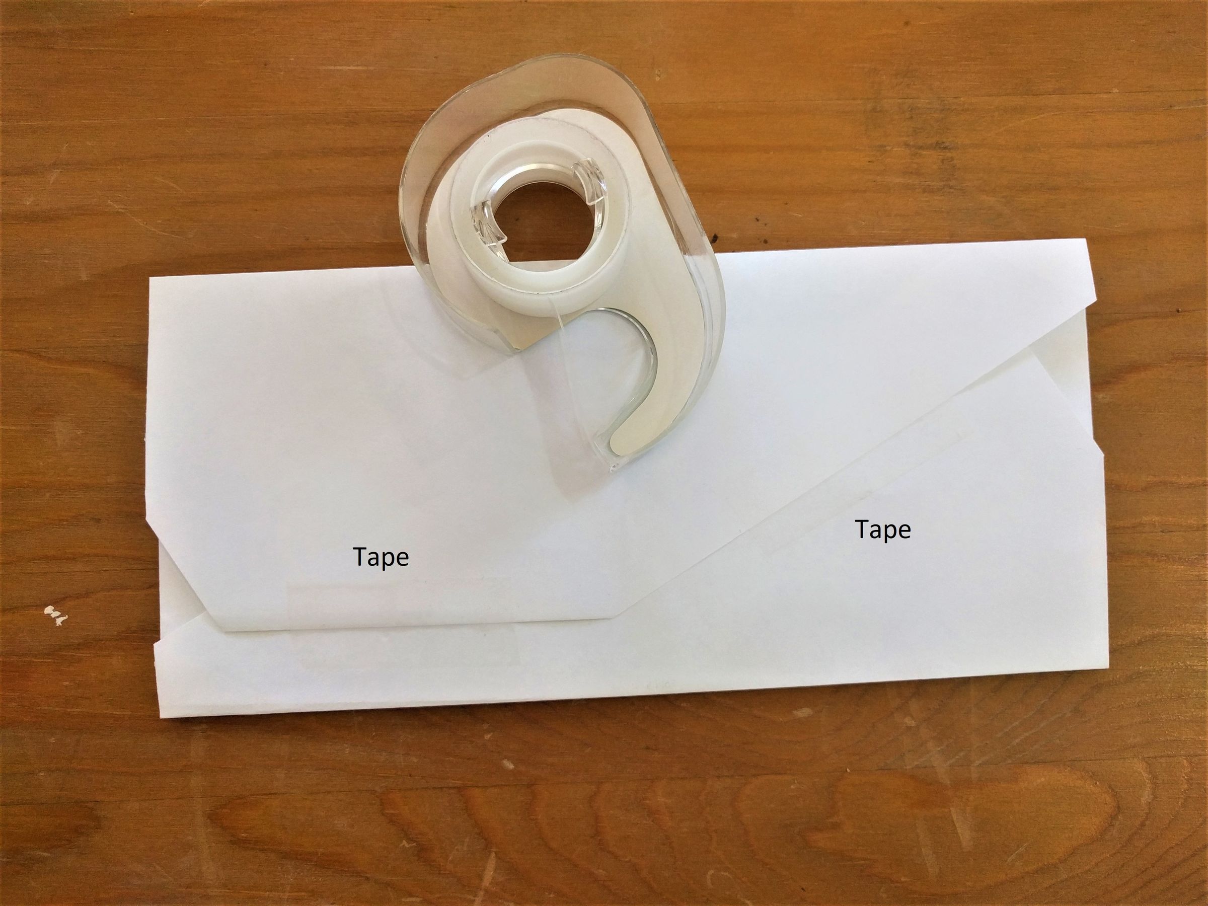 DIY - Fold a Letter Envelopes From an 8 ½ X 11 Sheet of Paper : 3 Steps ...