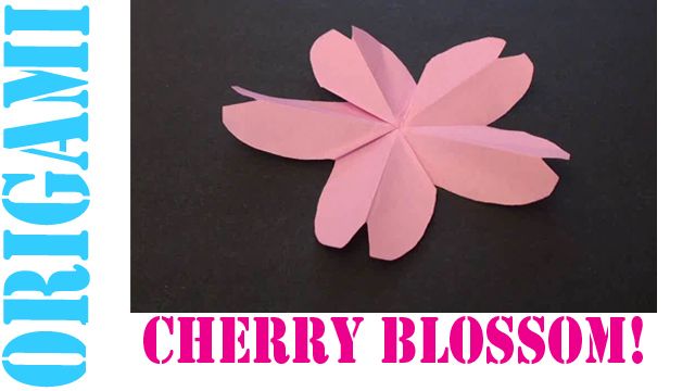 How to Make an Origami Cherry Blossom Flower - TCGames [HD] - Instructables