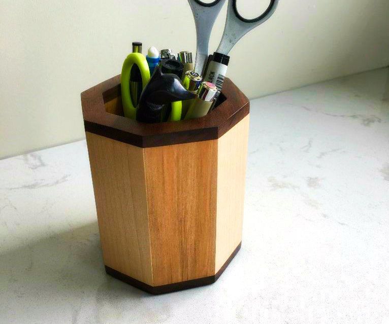 Wooden Pen Cup : 4 Steps (with Pictures) - Instructables