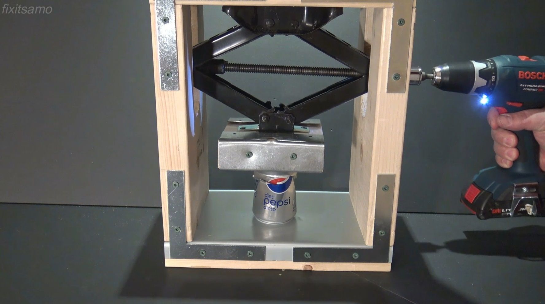 DIY 2 Ton Press Machine - How to Make a Crushing Press Machine at Home ...