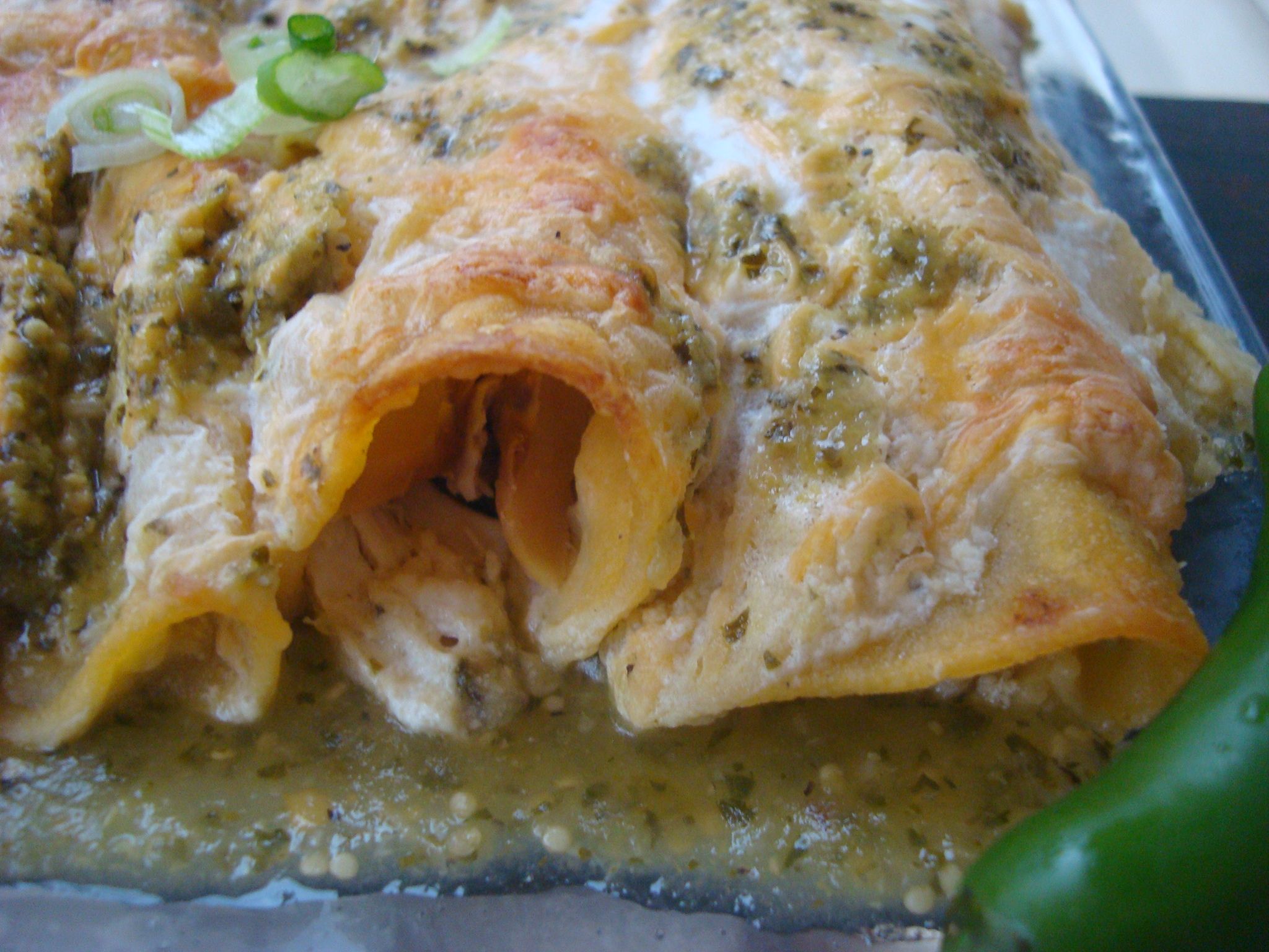 Chicken Enchilada With Tomatillo Sauce : 6 Steps (with Pictures ...