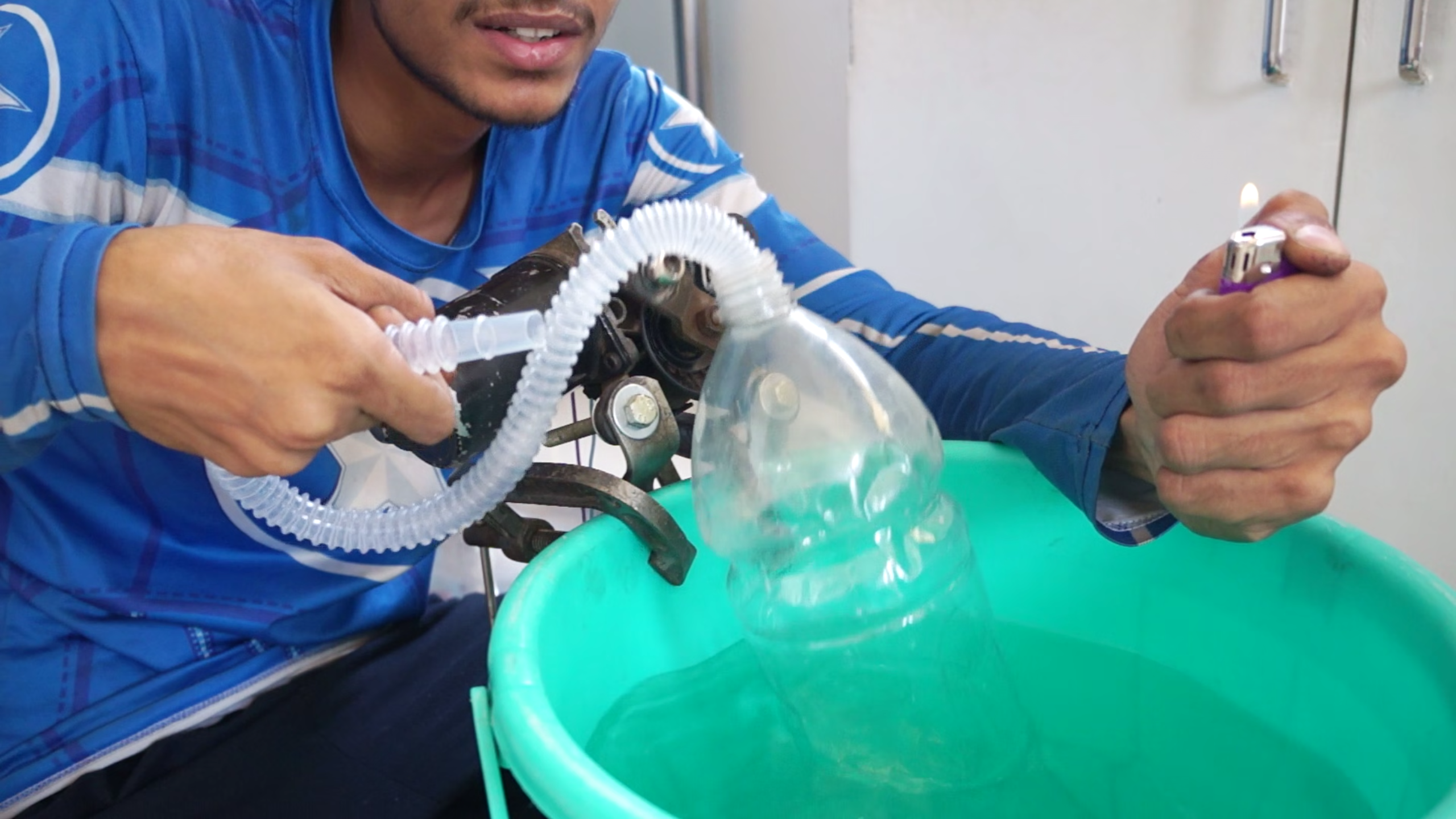 Water & Bottle Ventilator Machine Simplest DIY Respirator - Instructables