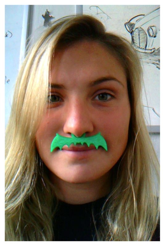 3D Printed Bat Mustaches Using MakerBot - Instructables