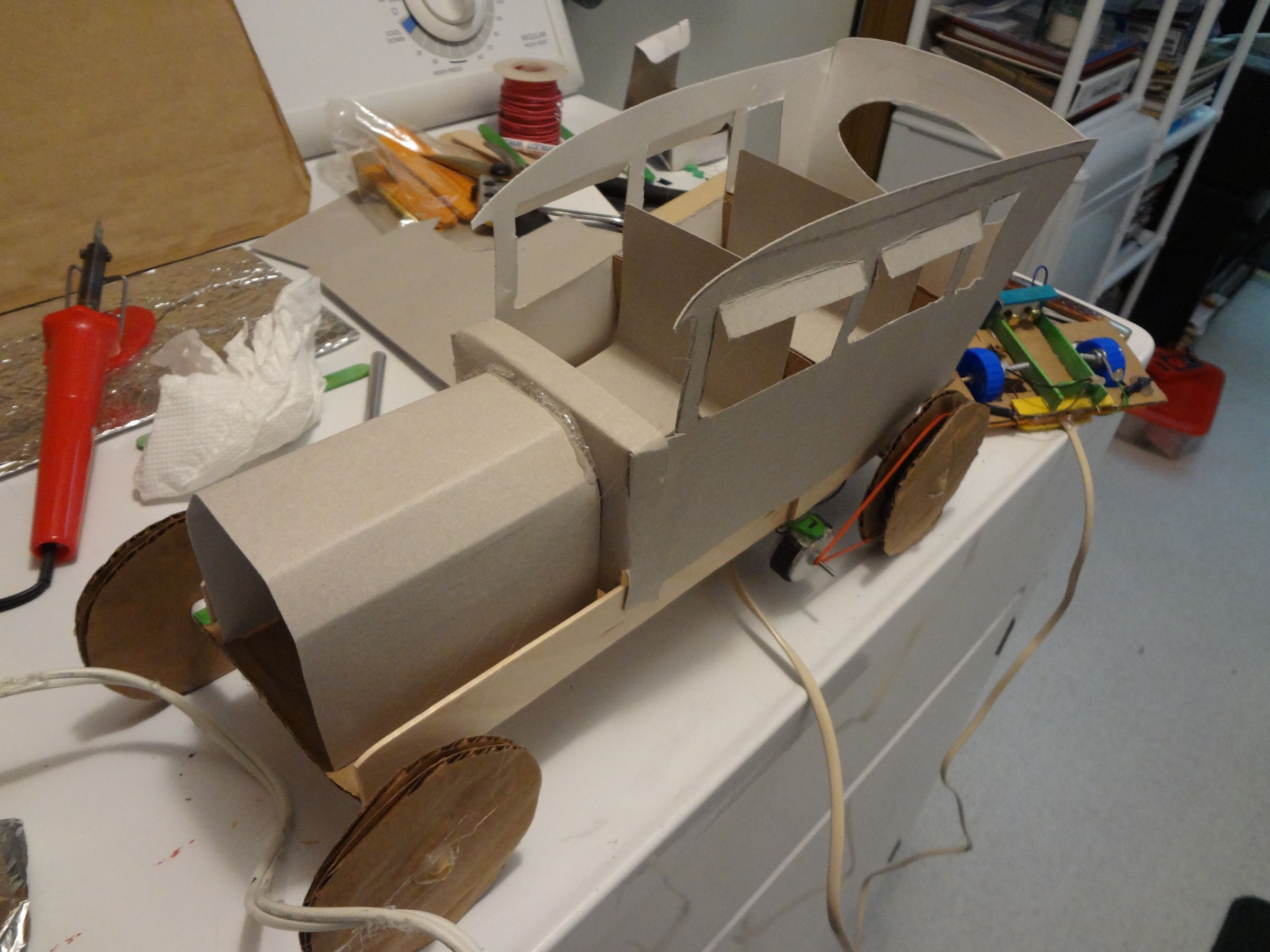 Cardboard Remote Controlled Car. : 6 Steps (with Pictures) - Instructables