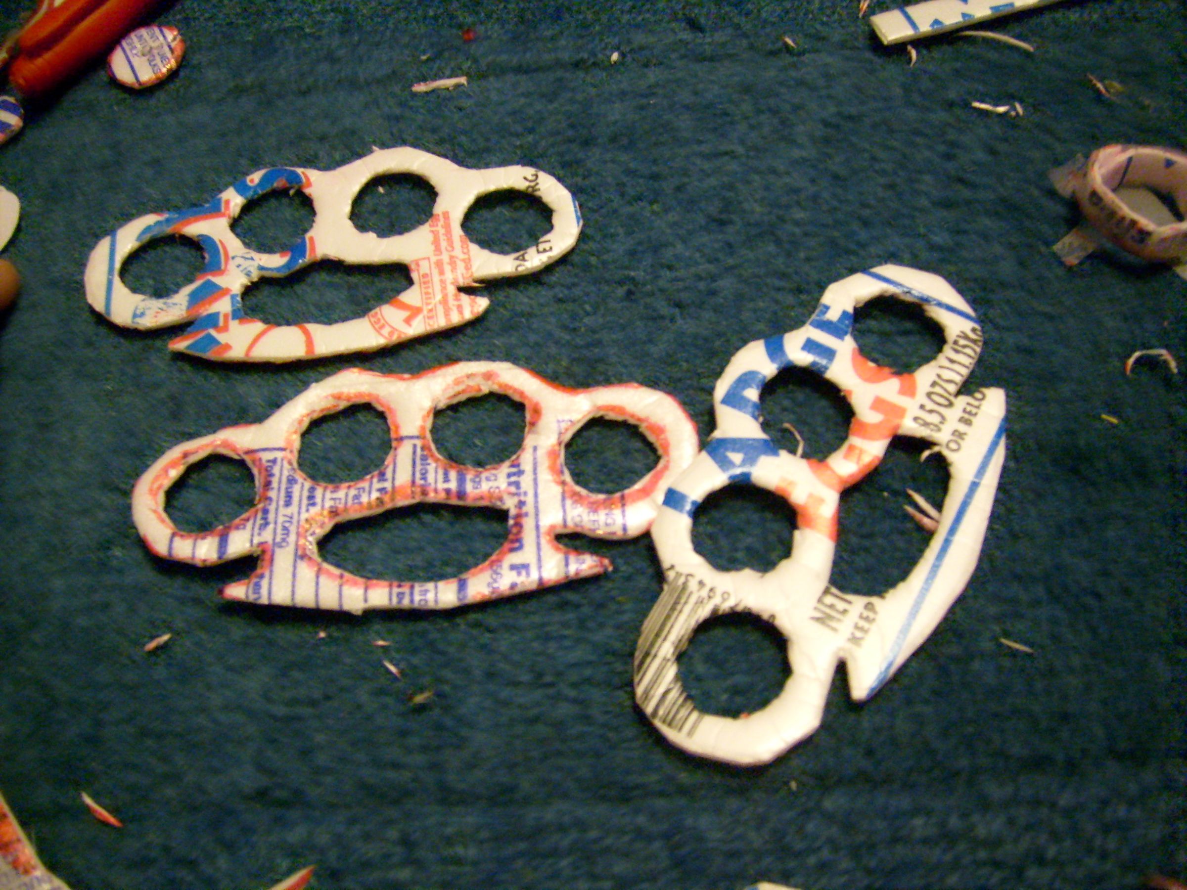 Fake Brass Knuckles : 9 Steps - Instructables