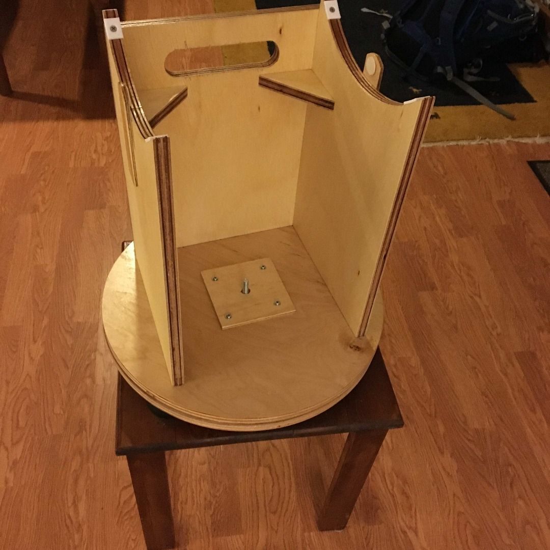 BUILDING a DOBSONIAN TELESCOPE MOUNT : 7 Steps (with Pictures ...