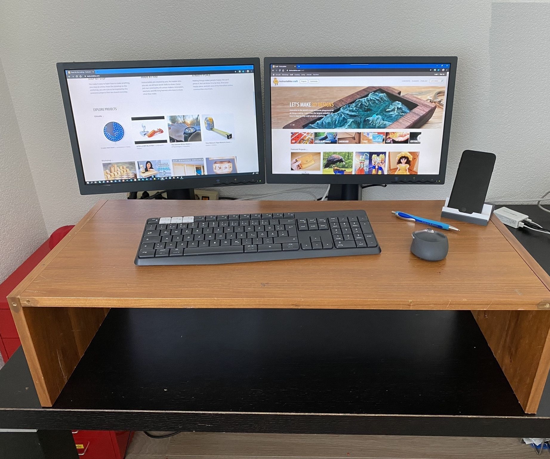 60min Ergonomic Home Office Desk Upgrade : 8 Steps - Instructables