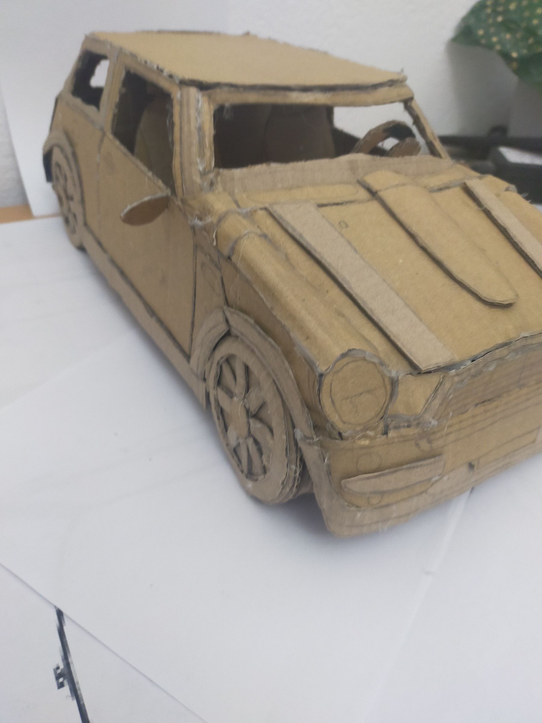 A Cardboard Mini Cooper : 6 Steps - Instructables
