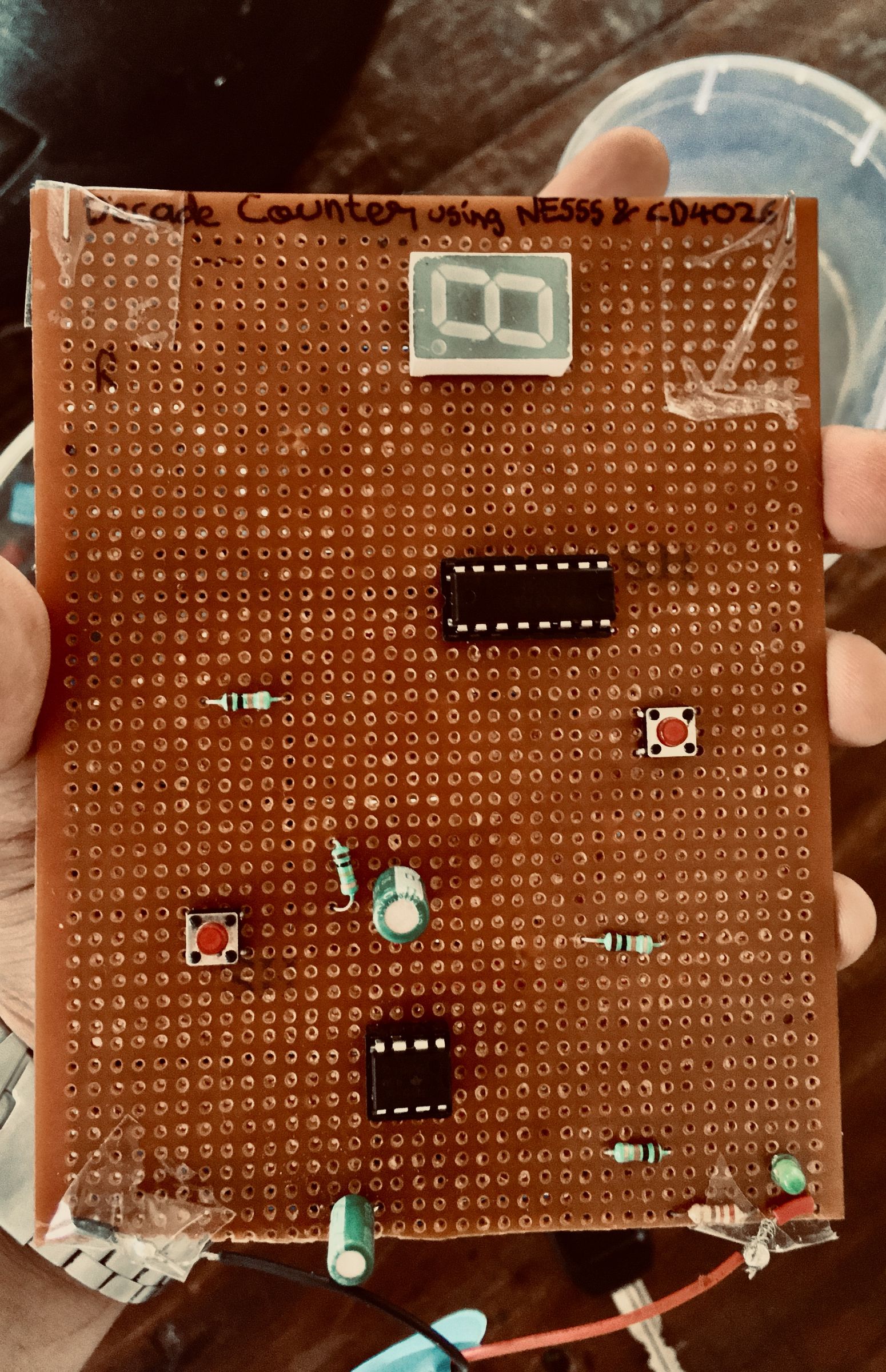 DECADE COUNTER USING NE555 AND CD4026 : 4 Steps - Instructables