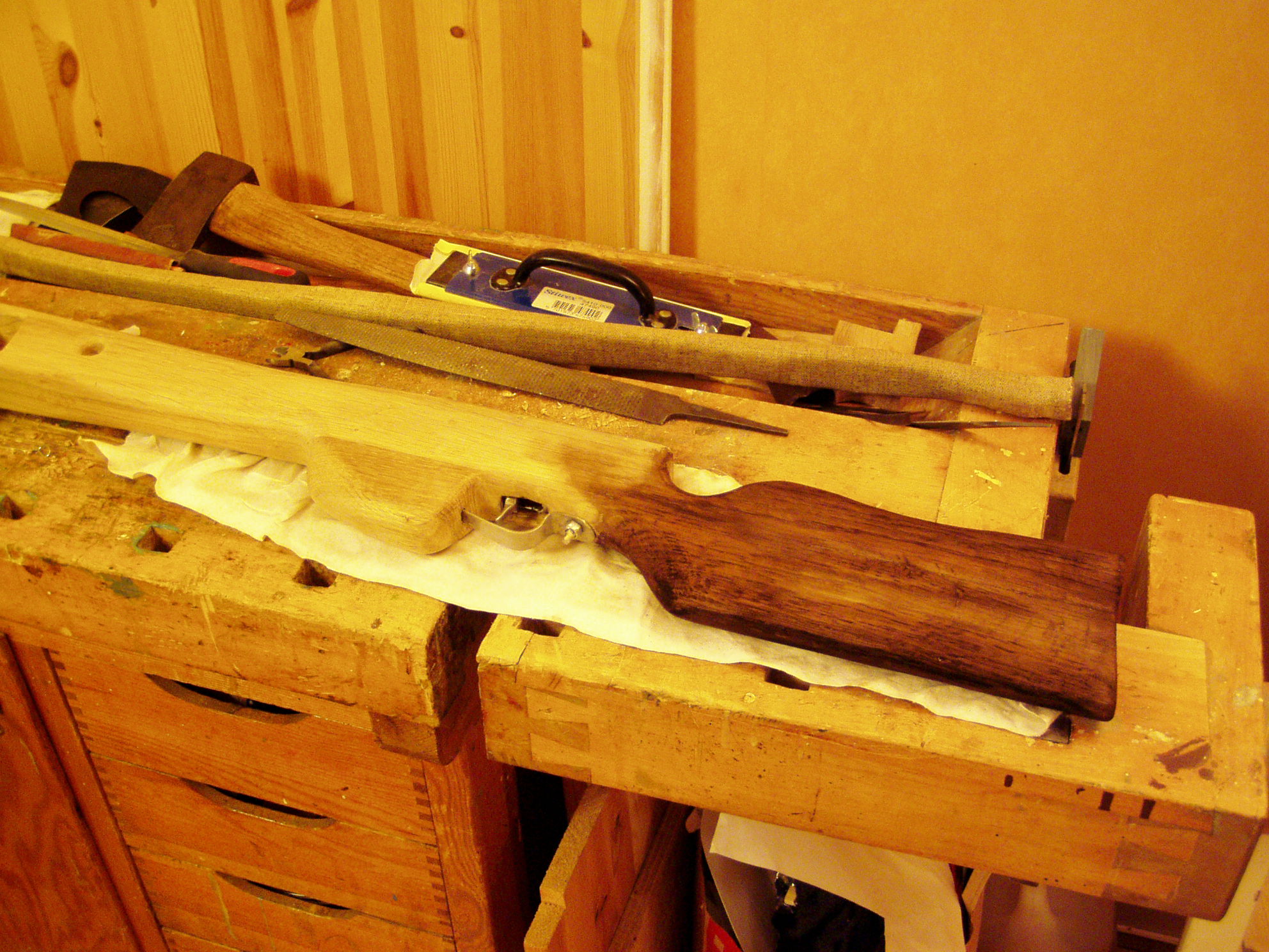 Crossbow With Wooden Stock and Rattan Bow : 5 Steps (with Pictures ...
