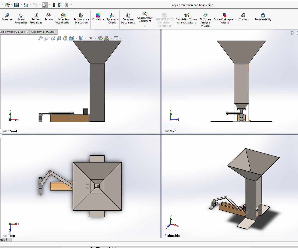 How to Design Compressed Can Machine by SolidWorks : 13 Steps (with ...