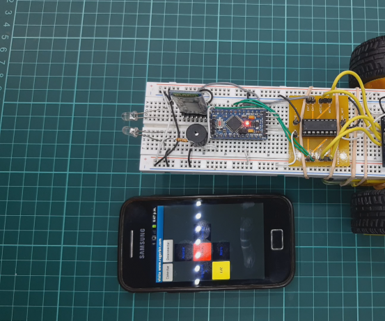 Easy to Assemble Bluetooth Controlled Robot With L293d : 9 Steps ...
